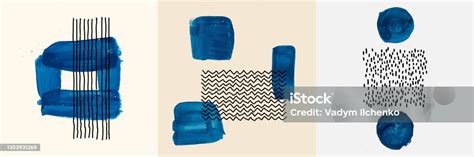 벡터 그림입니다 추상적인 현대미학 배경 배너 블로그 게시물 소셜 미디어 템플릿을 위한 디자인 객실 벽 장식 황금 빛 깔빛 점과