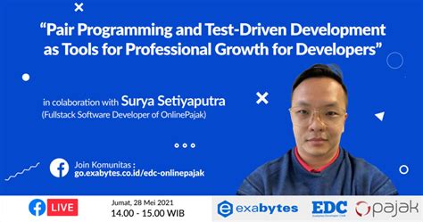 Exabytes Developer Club Pair Programming And Test Driven Development