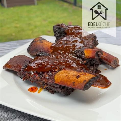 Beef Short Rips Im Dutch Oven Rezept Edelküche