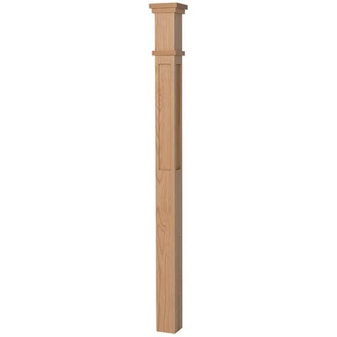 Box Newel Mission Style Mfp 4075 Solid Stair