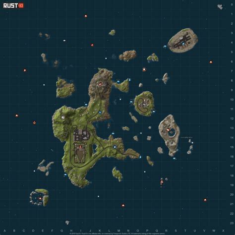 Archipelago World 20 Custom Rust Map Lone Design