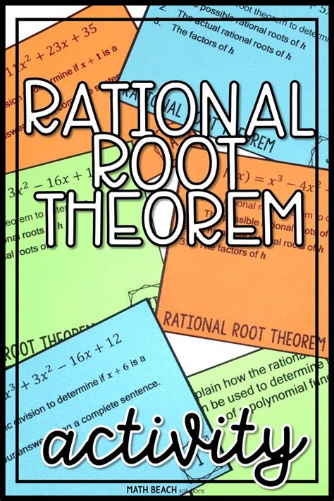 Rational Root Theorem Worksheets Printable Word Searches