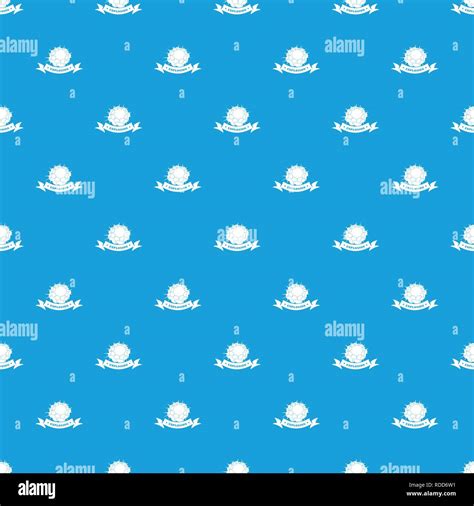 Atomic Explosion Pattern Vector Seamless Blue Stock Vector Image And Art Alamy