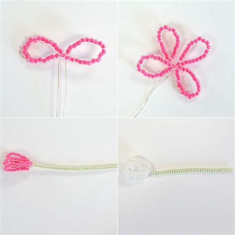 Pandahall Tutorial Seed Beaded Tulip Brooch