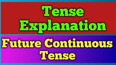Tense In English Grammar Tense Class Tense Explanation Youtube