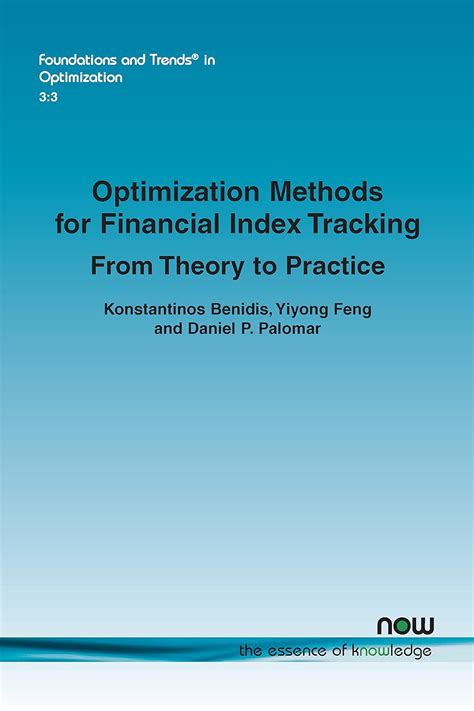 Optimization Methods For Financial Index Tracking From Theory To