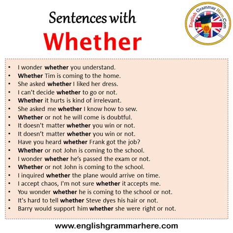 Sentences With Whether Archives English Grammar Here