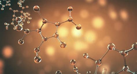 History Of Futuristic Molecular Structures Stock Illustration Illustration Of Physics Element