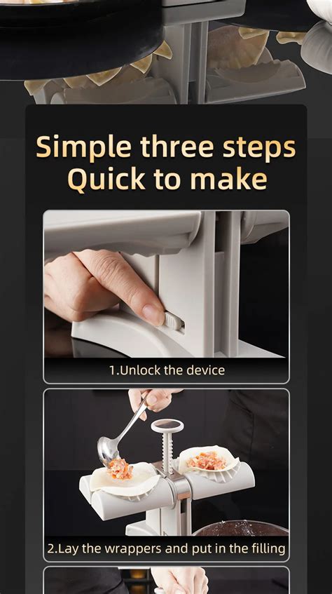 Manual Press Dumpling Wrapper Tool Dumpling Skin Maker Molds Household Dumpling Skin Pattern