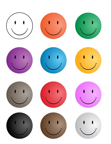 Smiley Face Clip Art Printable Smiley Face Clip Art Printable