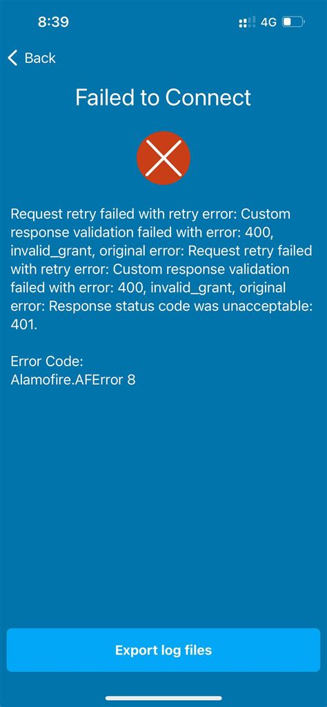 Companion App Error Rhomeassistant