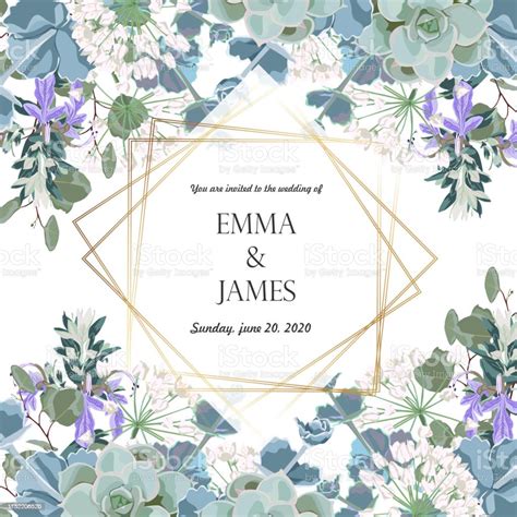 골든 프레임 꽃 배너 템플릿 디자인입니다 꽃과 허브와 초대장 포스터입니다 0명에 대한 스톡 벡터 아트 및 기타 이미지 0명 고풍스런 금 금속 Istock