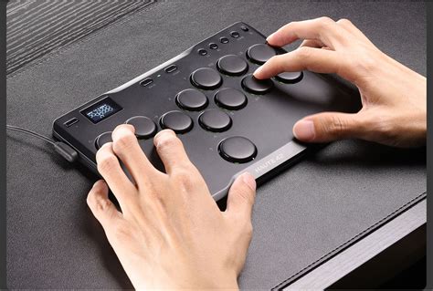 Haute42 Cosmox Mini Arcade Joystick Hitbox Controller Keyboard Leverless Hitbox Fightstick For