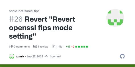 Revert Revert Openssl Fips Mode Setting By Xumia Pull Request Sonic Net Sonic Fips