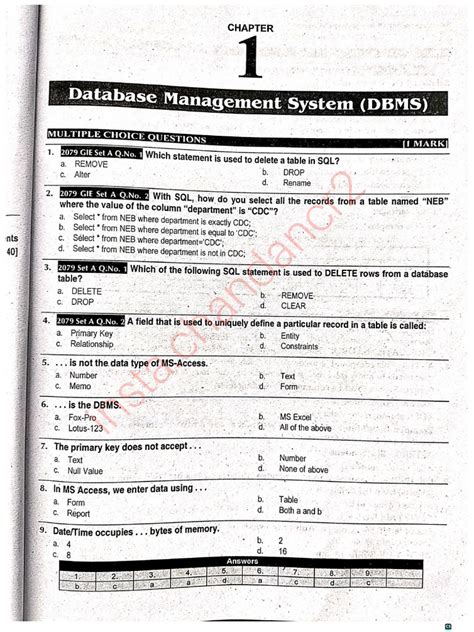 Database Management System Dbms Pdf