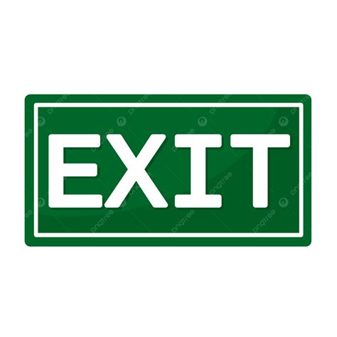 Exit Sign Png