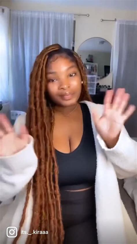 Its Kiraaa How To Style Soft Locs Soft Locs Hairstyles Ginger Soft Locs Black Girl Soft