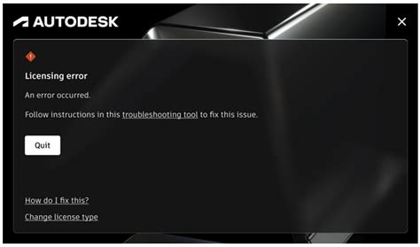Licensing Error A Licensing Error Occurred Opening This Product Knowledge Base CSTC