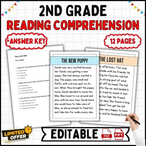 2nd Grade Reading Comprehension Passages Multiple Choice Questions Editalabe Made By Teachers