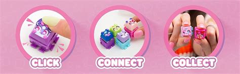 Clickeez 5 Pack 5 Collectible Character Keyboard Keys