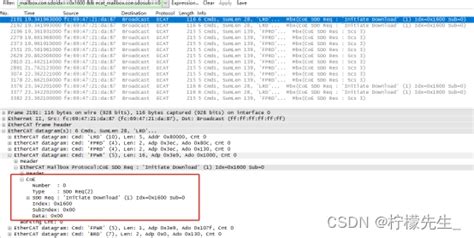 Ethercat抓包及报文分析wireshark Ethercat Csdn博客 Ethercat抓包及报文分析wireshark Ethercat Csdn博客