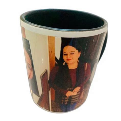 ceramic photo printed coffee mug capacity 250 ml size dimension 3d