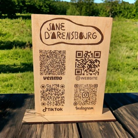 Custom Multi Qr Code Stand Qr Code Checkout Sign Scan Here Qr Code Sign