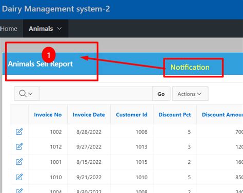 Show Notification On Interactive Report In Oracle Apex