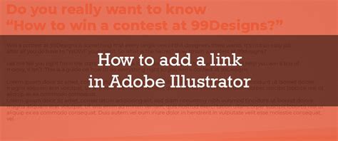 Best Way How To Add A Link In Adobe Illustrator