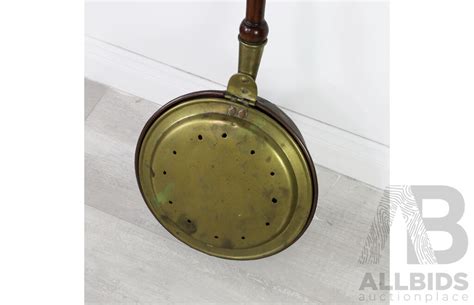 Late Edward Brass Bed Warmer Lot 1580766 Allbids