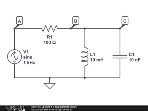 Lecture 5 1 Rlc Parallel Circuit Circuitlab