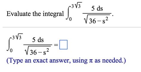Solved Evaluate The Integral Integral 0 To 3 Square Root Of Chegg Com