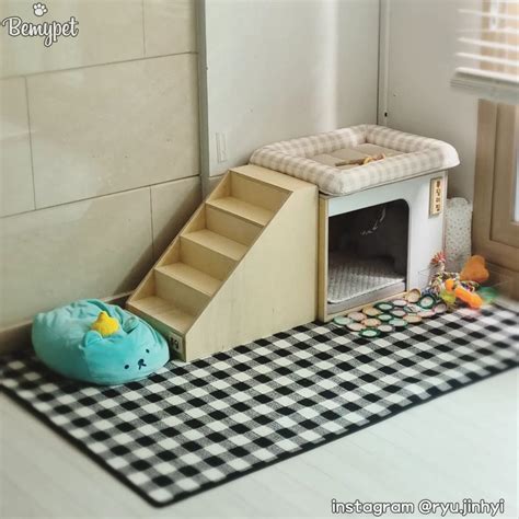 따뜻한 느낌의 원목 강아지 계단 추천 12가지 유행을 타지 않아요 비마이펫 라이프