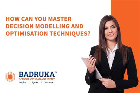 How Can You Master Decision Modelling And Optimisation Techniques