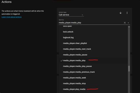 Error When Playing Media Via Automation Configuration Home Assistant Community