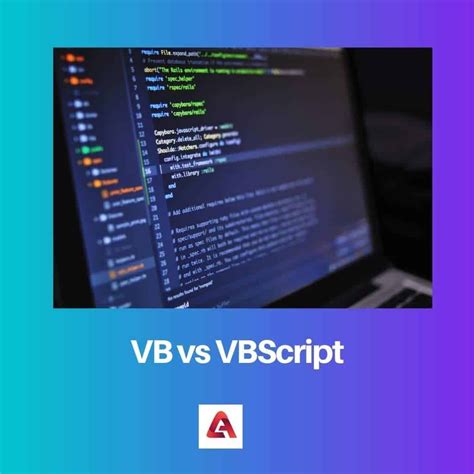 Vb Vs Vbscript Difference And Comparison