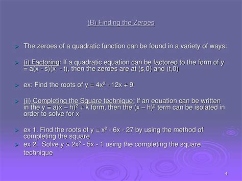 PPT OCF 01 5 Finding Zeroes Of Quadratic Equations PowerPoint Presentation ID 601804