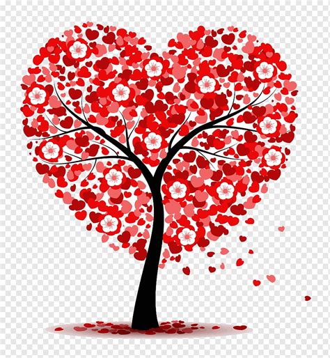 Tree Trunk With Heart Clipart