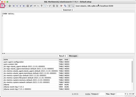 elasticsearch：使用 jdbc client 连接到 elasticsearch我详细地描述了如何使用 sq 掘金
