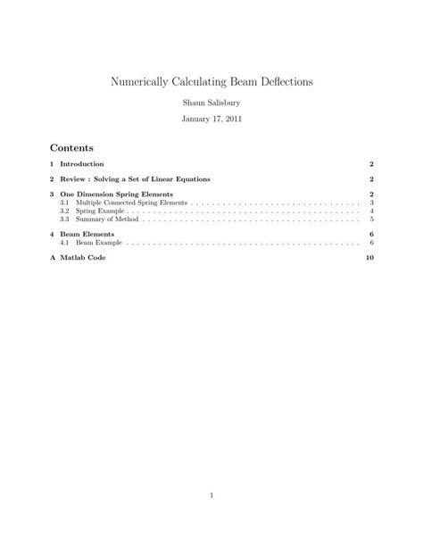 Pdf Mat Lab Beam Deflection Dokumen Tips