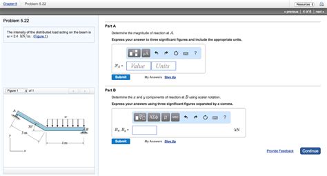 Solved The Intensity Of The Distributed Load Acting On The