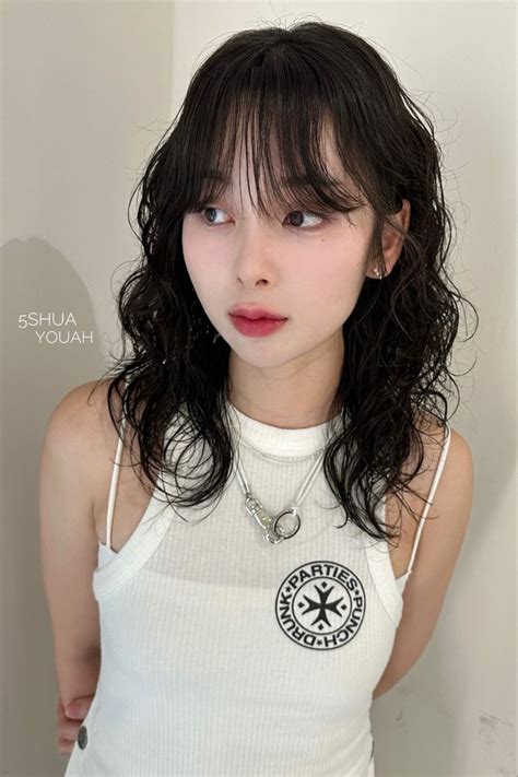 중간머리 히피펌 젤리펌 Medium Hippie Perm Jelly Perm 파마 머리 그리기 히피펌 곱슬 머리 남자