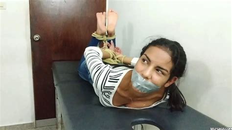 Hogtied Bondage Beauty Has Feet Whipped And Worshipped 20 Pics