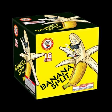 Banana Split P5570 A Mesmerizing Masterpiece Of Firework Art Red White And Boom Fireworks