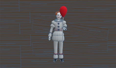 Pennywise 3d Model Made Entirely With Tinkercad R Tinkercad