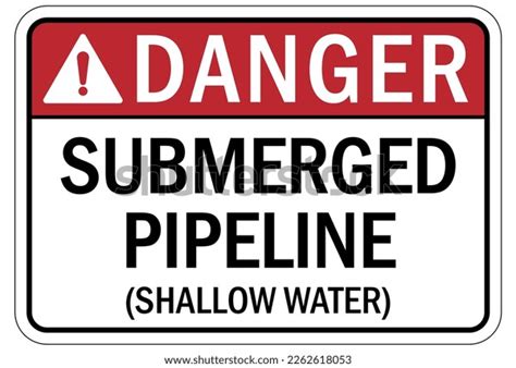 pipeline warning sign labels stock vector royalty free 2262618053