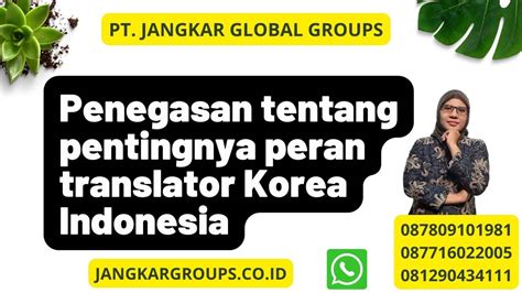 translator korea indonesia terkenal dan terpercaya di indonesia