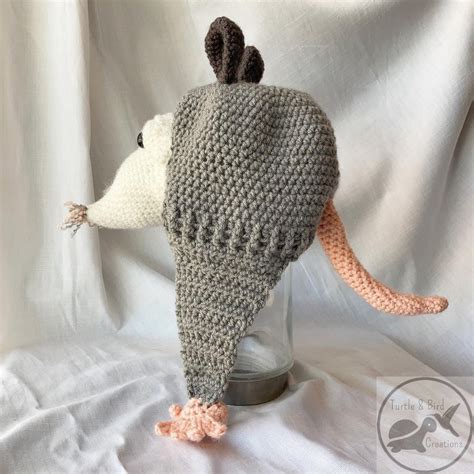 Opossum Hat Crochet Pattern Only Etsy