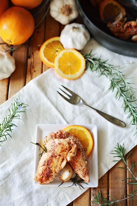 Roasted Orange Rosemary Chicken Tangled With Taste