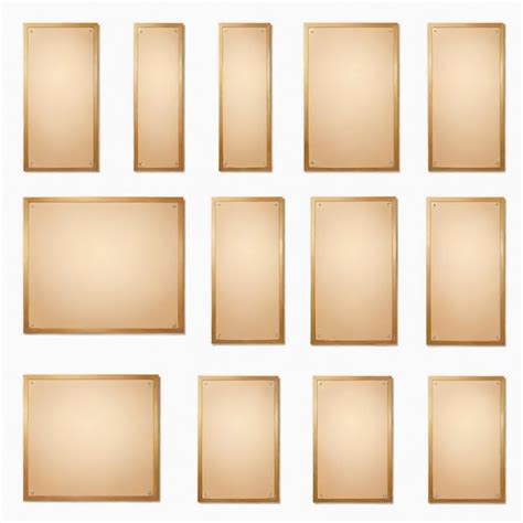 Canvas Board Detailed Vector Set Premium Ai Generated Vector